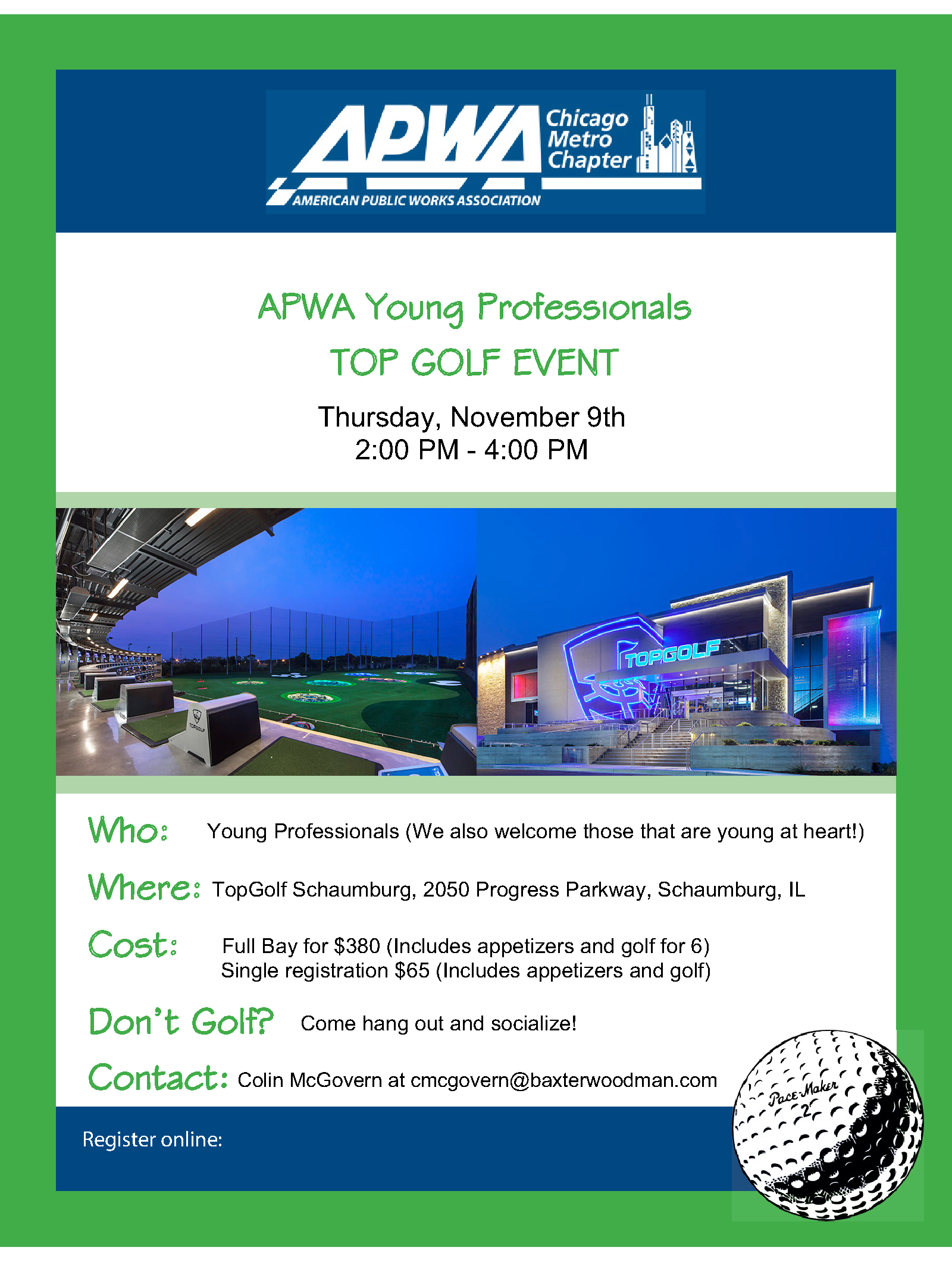 APWA Young Professionals Top Golf Event – APWA Chicago Metro Chapter