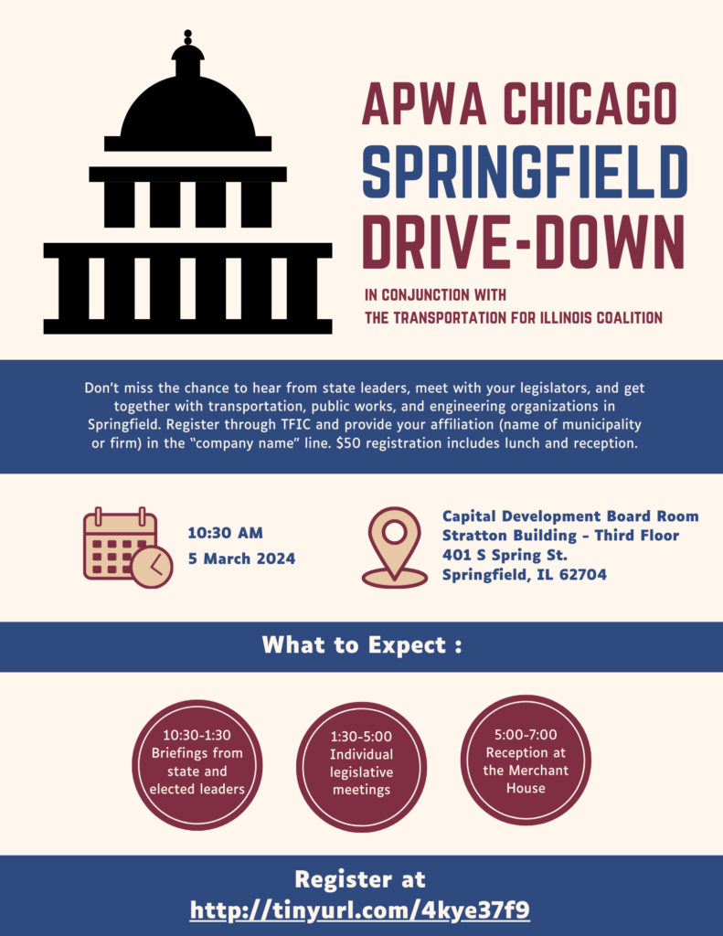 APWA Chicago Springfield Drive-Down – APWA Chicago Metro Chapter